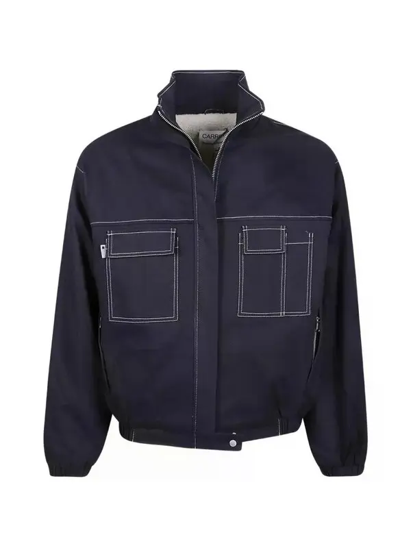 CARRER Barrau Contrast-stitch Jacket - Blue