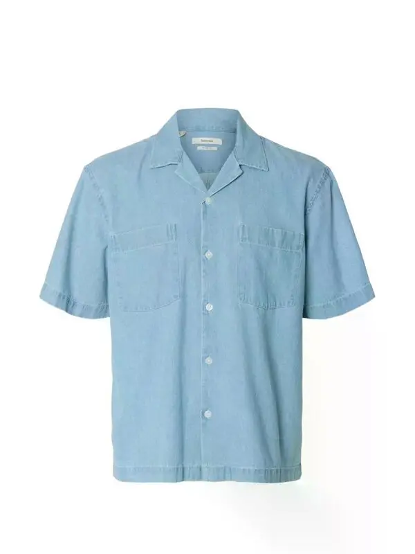 SELECTED Short-sleeved Denim Shirt