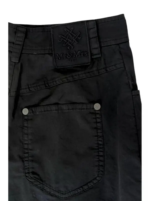 Mr & Mrs Italy Zip-detail Cotton Shorts