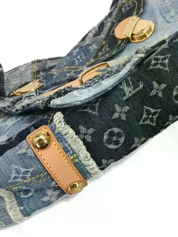 LOUIS VUITTON Monogram Denim Shoulder Bag