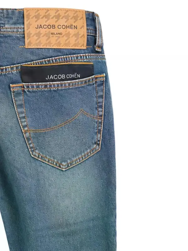 JACOB COHЁN Bard Faded-wash Straight-leg Jeans