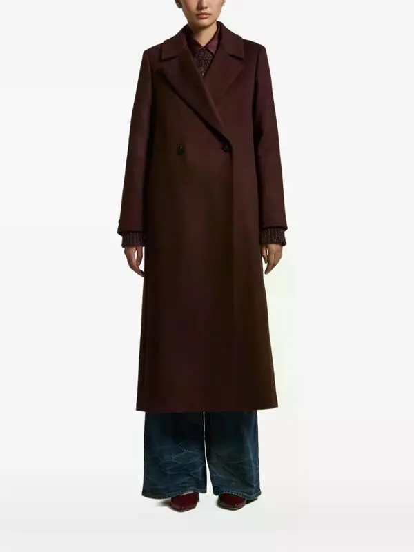 Peserico Double-breasted Belted Coat