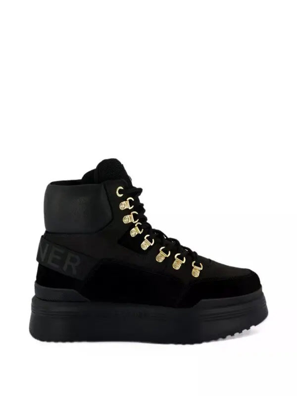 Bogner Logo-tape Platform Ankle Boots