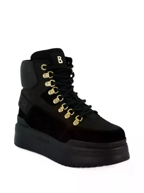 Bogner Logo-tape Platform Ankle Boots