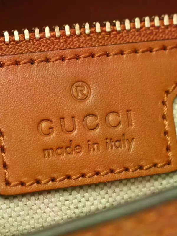 Gucci 2010s Small Luce Leather-trim Shoulder Bag