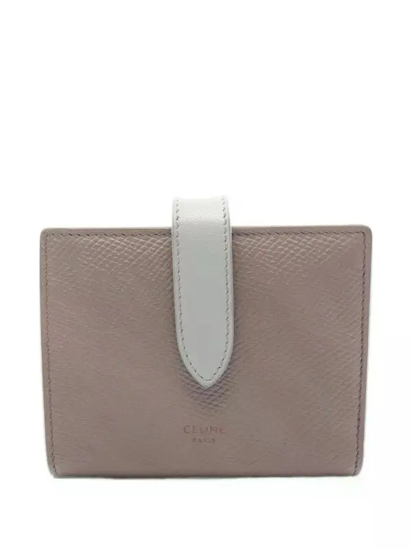 Celine 2010s Bi-fold Strap Wallet - Grey