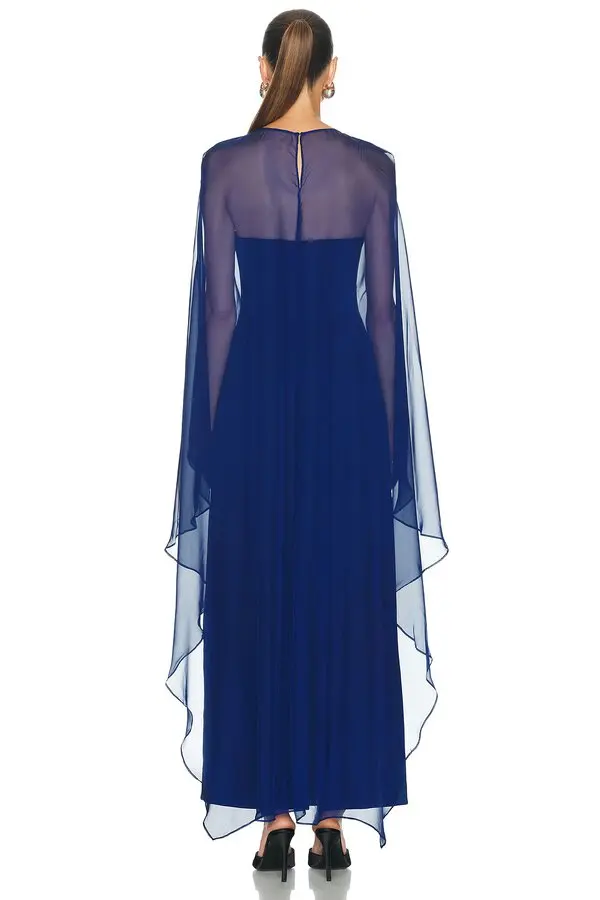 Simkhai Fiora Cape Gown