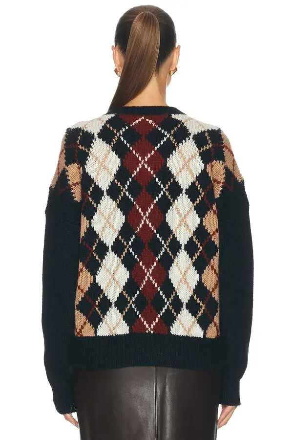 Khaite Timi Sweater In Navy
