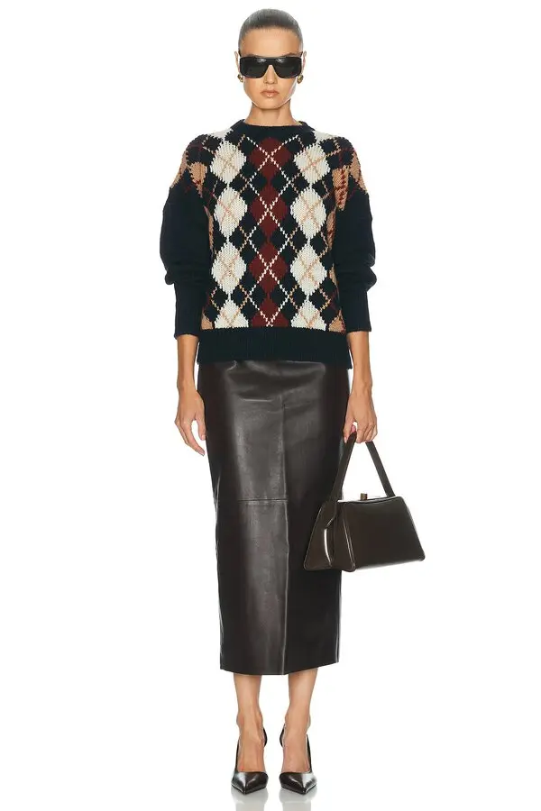 Khaite Timi Sweater In Navy