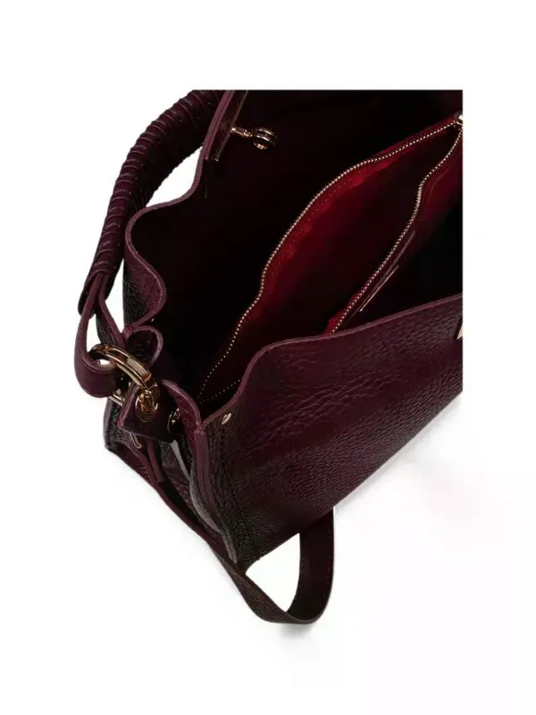 VISONA` Mia Leather Tote Bag