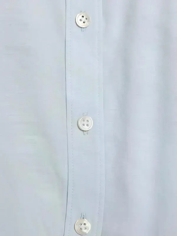 Theory Cutaway-hem Long-sleeved Shirt