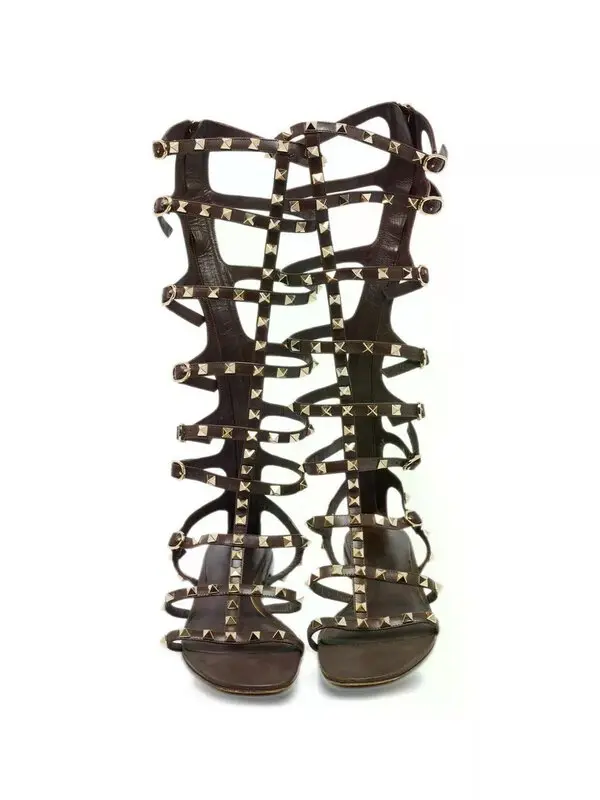 Valentino Garavani Rockstud Gladiator-style Flat Sandals