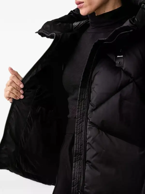BLAUER. Quilted Hooded Gilet