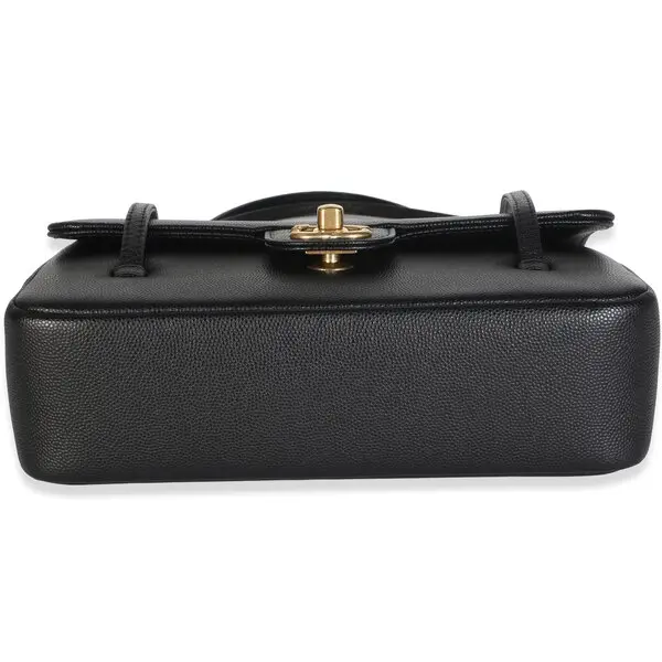 Chanel Shiny Caviar Preppy Coco Flap Bag