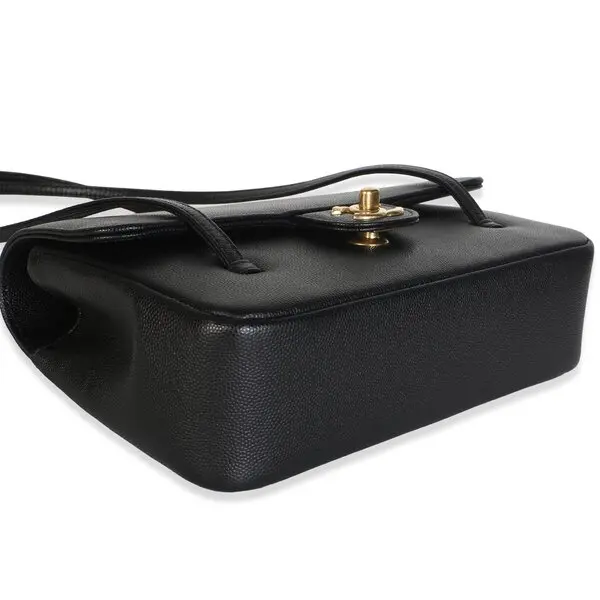 Chanel Shiny Caviar Preppy Coco Flap Bag