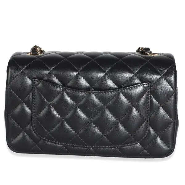 Chanel Quilted Lambskin Rectangular Flap Bag