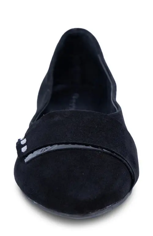 CHOCOLAT BLU Abbe Flat - Black Suede