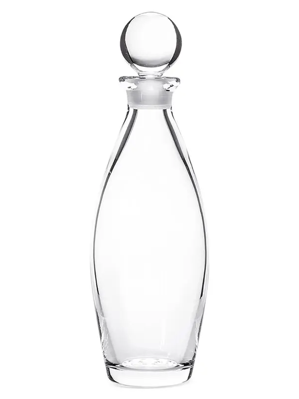 SIMON PEARCE Addison Decanter, 30 Oz - Silver