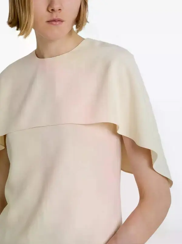 Alberta Ferretti Cape-panel Blouse
