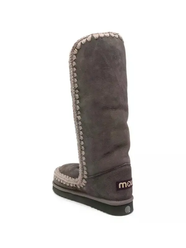 Mou Eskimo Crochet-trim Boots