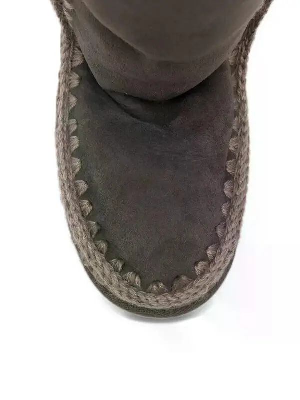 Mou Eskimo Crochet-trim Boots