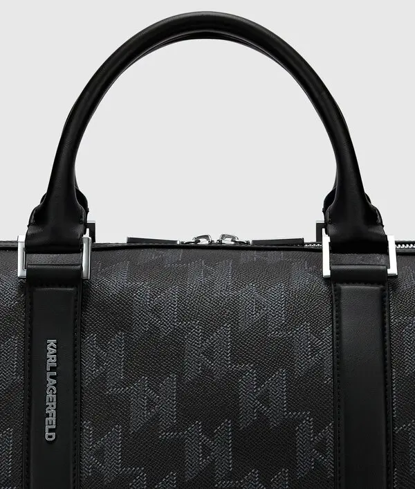 Karl Lagerfeld K/monogram Canvas Weekender Bag - Castlerock