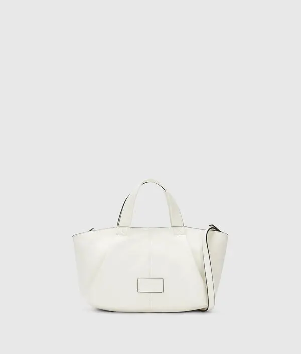 Karl Lagerfeld Origami Top Handle Bag - Egret