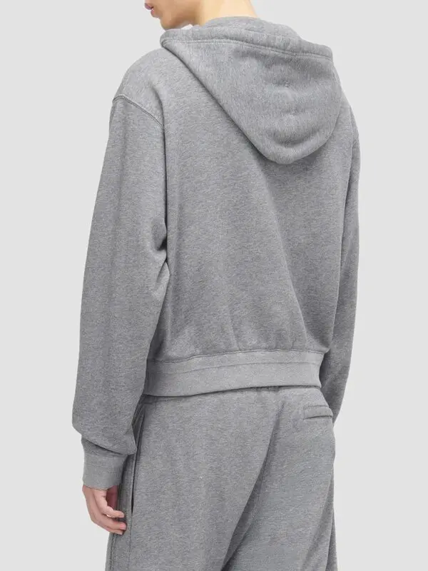 Alexander McQueen Ceremonial Embroidered Cotton Zip-up Hoodie