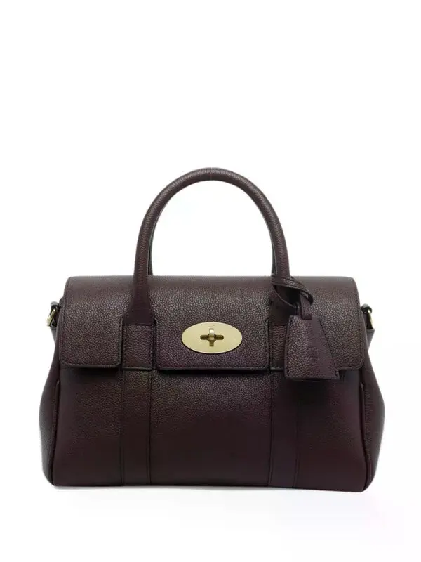 Mulberry Small Bayswater Leather Satchel Bag - Red