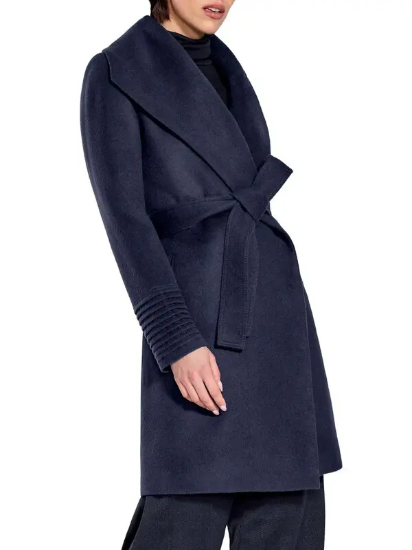 Sentaler Alpaca-blend Shawl Collar Coat