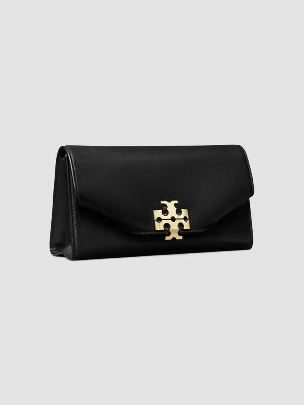 Tory Burch Charlie Leather Envelope Clutch