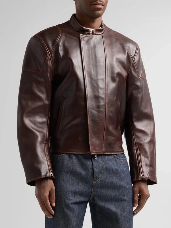 Helmut Lang Leather Moto Jacket