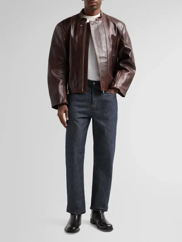 Helmut Lang Leather Moto Jacket