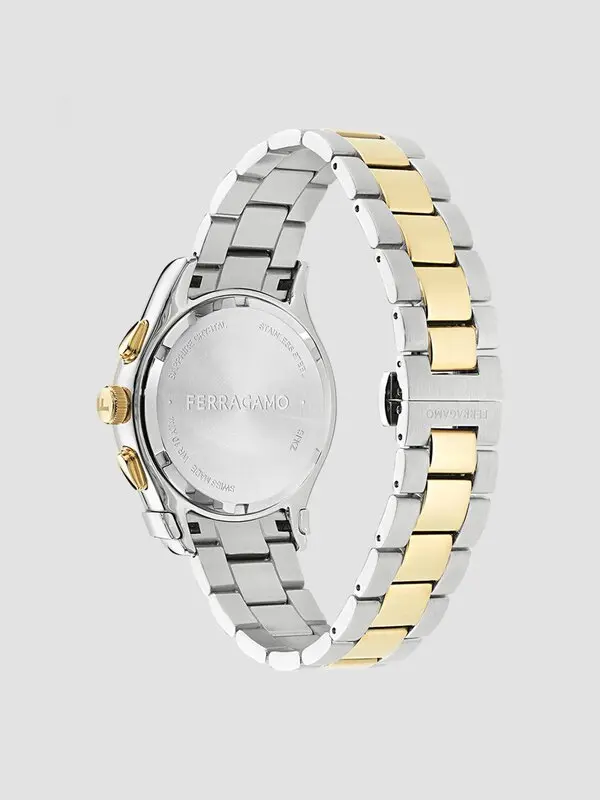 FERRAGAMO 1927 Two-tone Stainless Steel Chronograph Watch/42mm