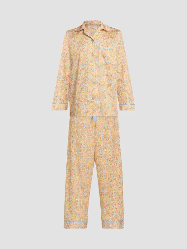 PAPINELLE Carly Floral Pajamas - Honey Yellow