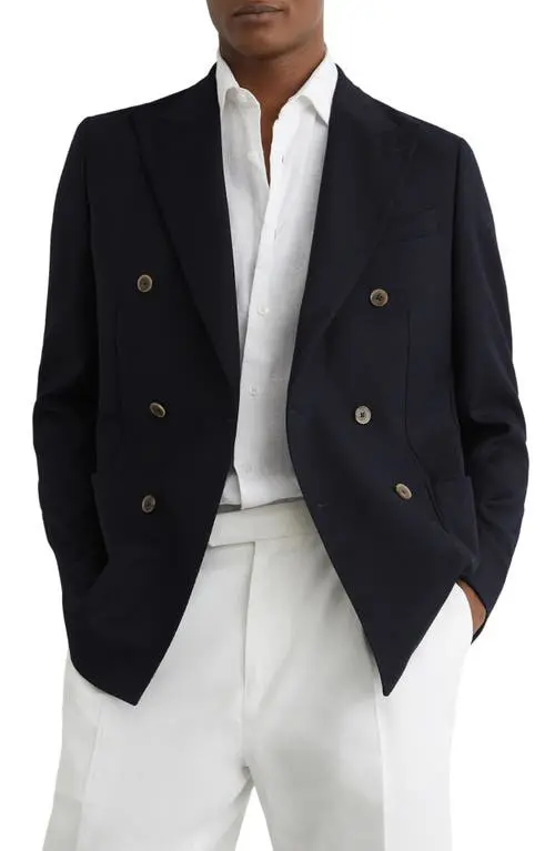 REISS Osteria Wool Double Breasted Sport Coat