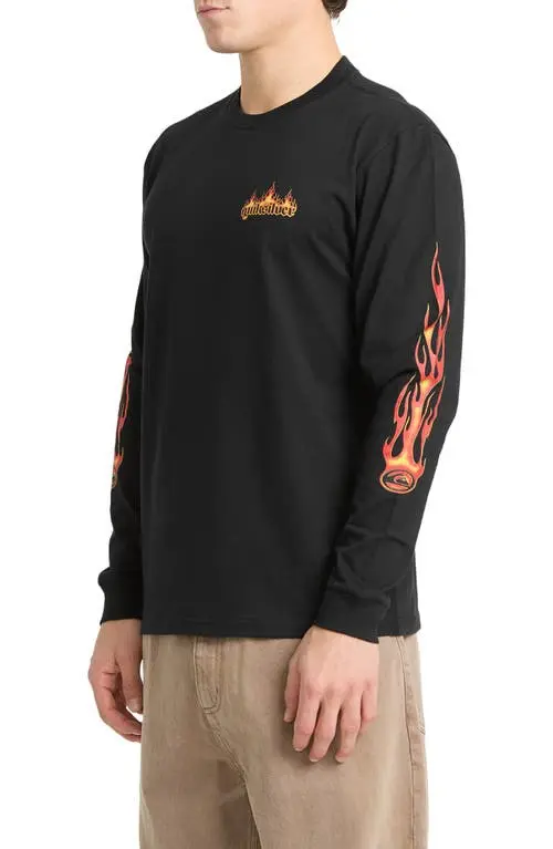Quiksilver Flame On Graphic Long Sleeve T-shirt
