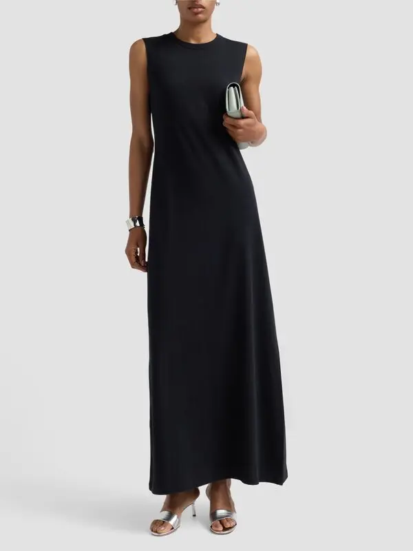 LESET Margo Sleeveless Cotton Maxi Dress