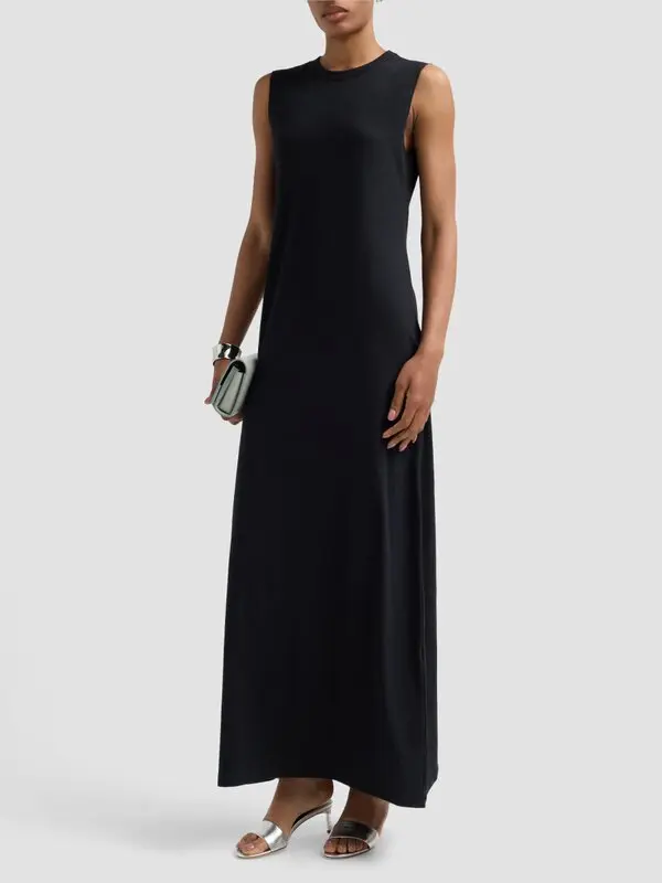 LESET Margo Sleeveless Cotton Maxi Dress