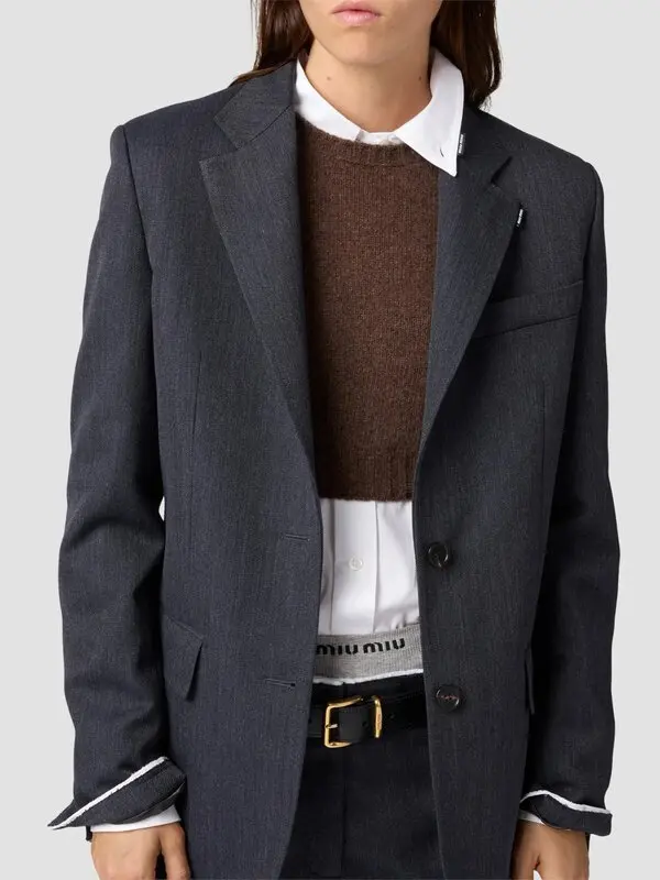 Miu Miu Wool And Cashmere Sweater