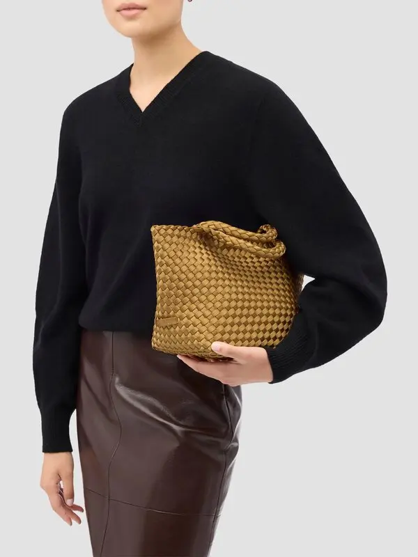 NAGHEDI St. Barths Small Satin Tote Bag - Luce