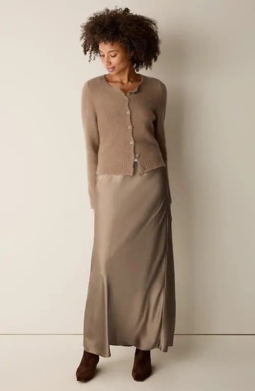 Eileen Fisher Bias Maxi Silk Skirt