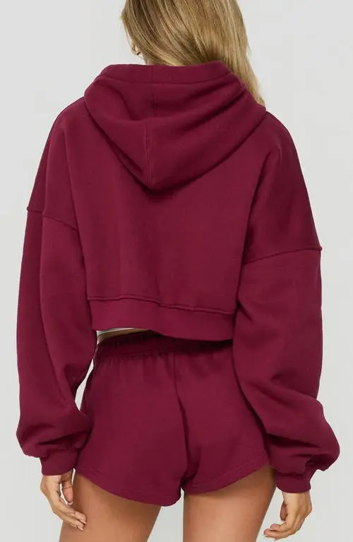 Princess Polly Zellah Crop Hoodie