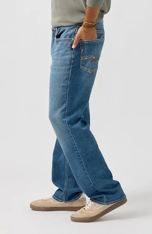 SILVER JEANS CO. Gordie High Waist Straight Leg Jeans