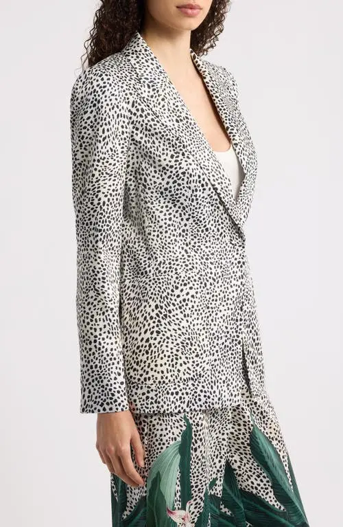 Kobi Halperin Olive Animal Print Jacket