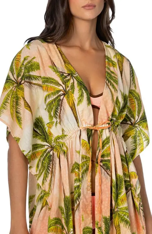 MAAJI Wild Coast Vanilla Kaftan Cover-up