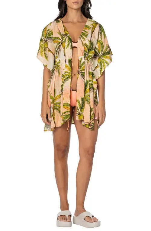MAAJI Wild Coast Vanilla Kaftan Cover-up