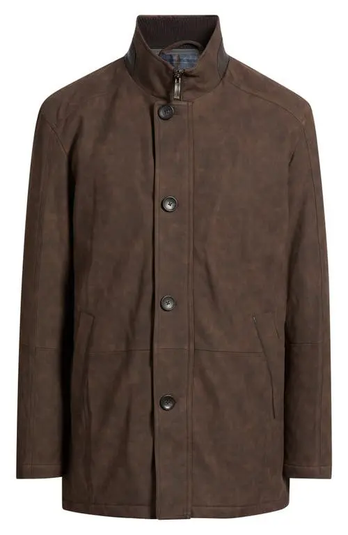 Johnston & Murphy Upton Faux Leather Coat