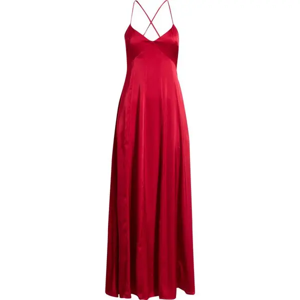 HELLO MOLLY Luxe Horizon Satin Maxi Dress