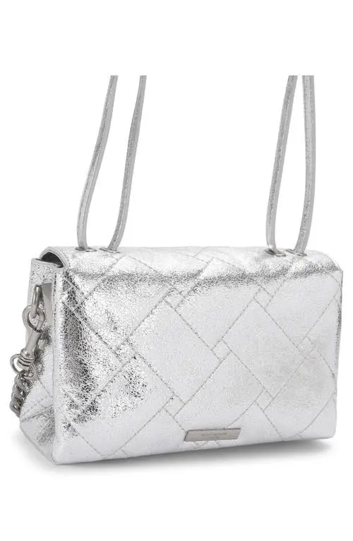 Kurt Geiger Celia Quilted Metalic Leather Shoulder Bag